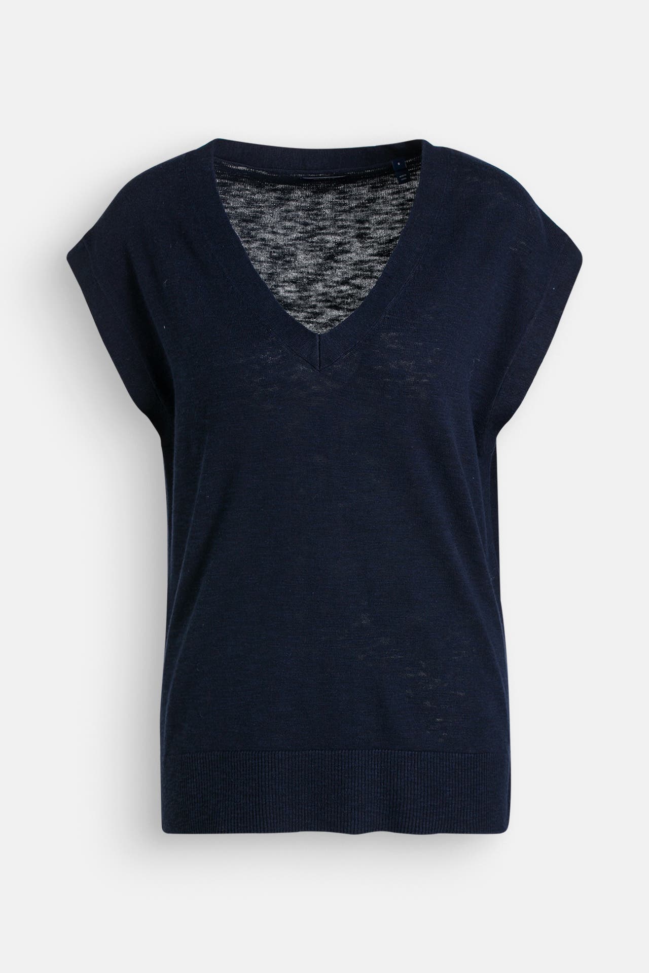 GANT Leinenmix-Pullunder dunkelblau » günstig online kaufen
