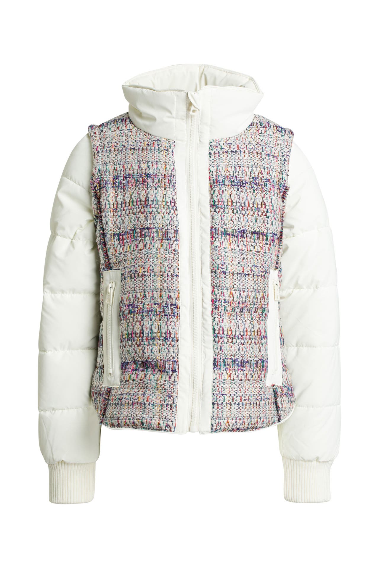 2-In-1 Steppjacke weiß-bunt - DESIGUAL » günstig online kaufen | Outletcity
