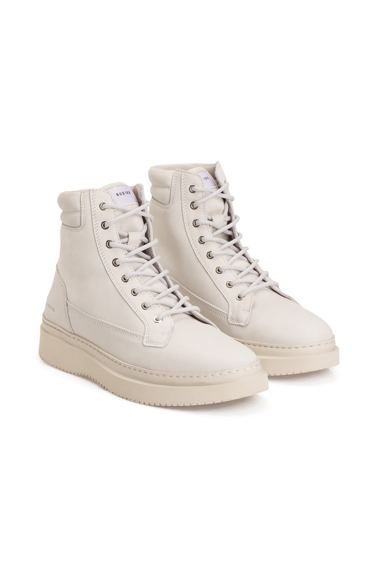 NUBIKK Schnürstiefel 'Jonah Dune' weiß » günstig online kaufen | Outletcity