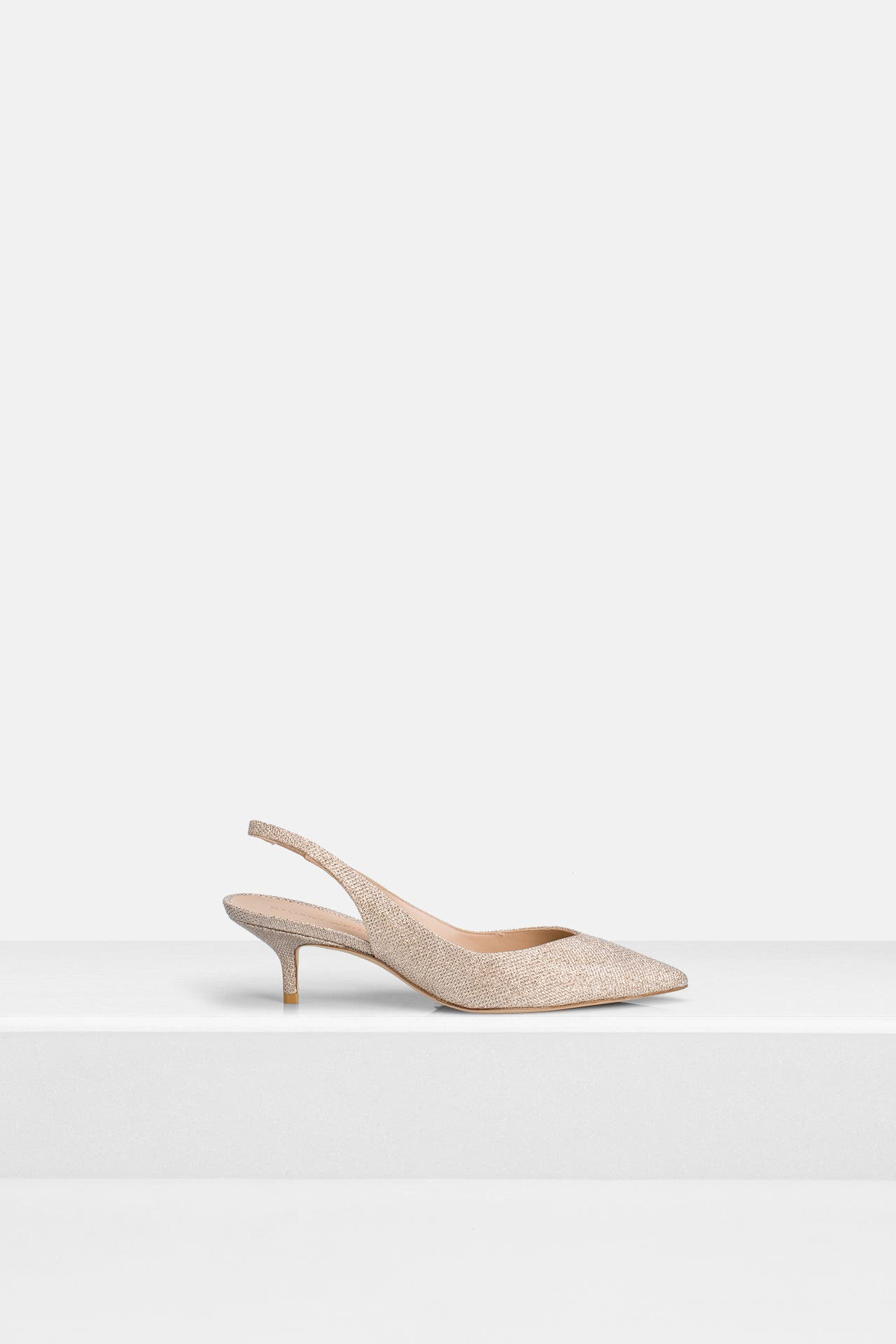 STUART WEITZMAN Sling-Pumps 'Eva' silber » günstig online kaufen