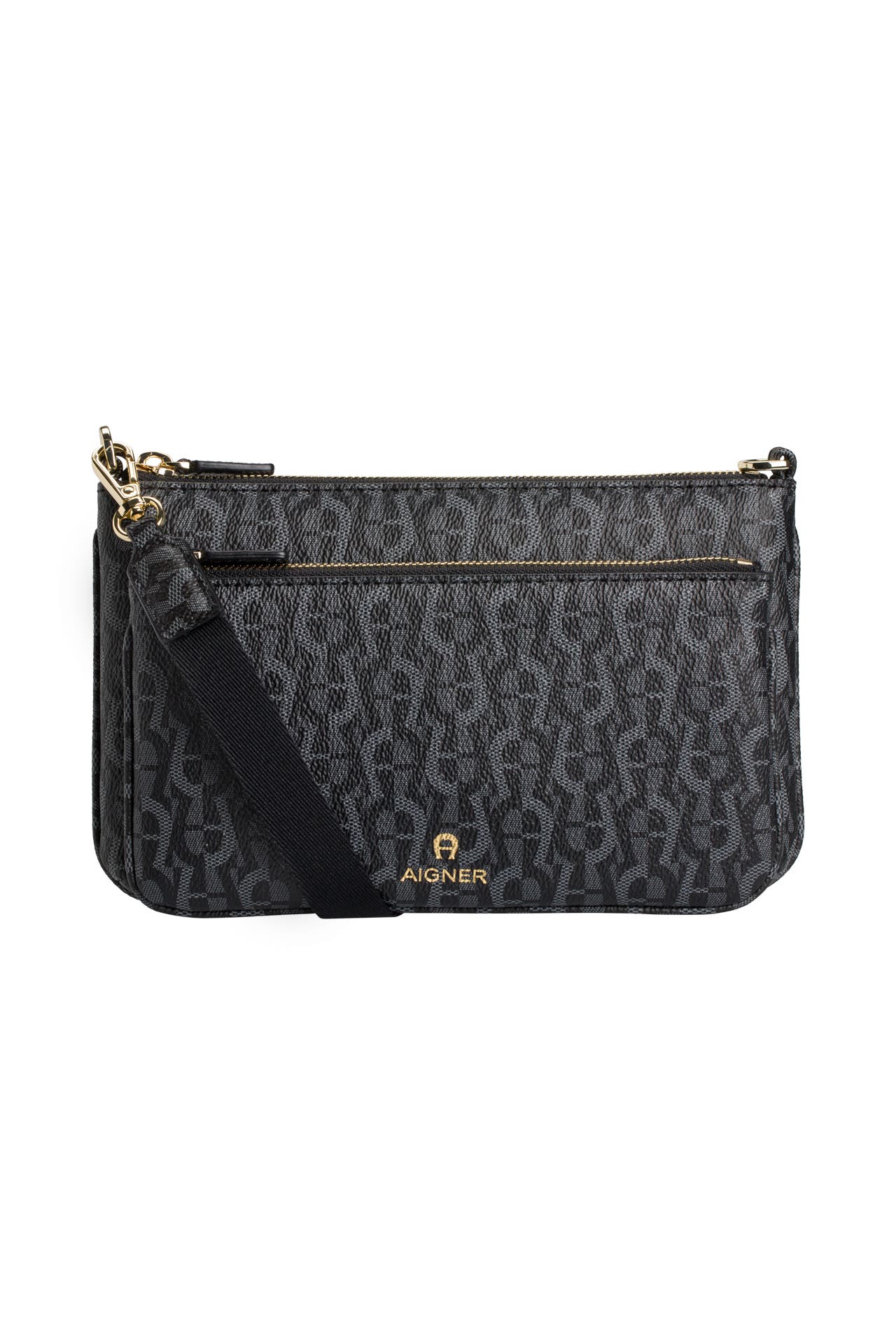 AIGNER Umhängetasche 'Ida Icon' schwarz gemustert » günstig online ...