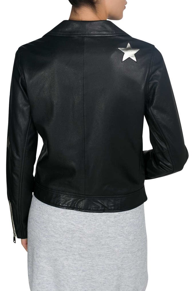 OUI Lederjacke schwarz » günstig online kaufen | Outletcity