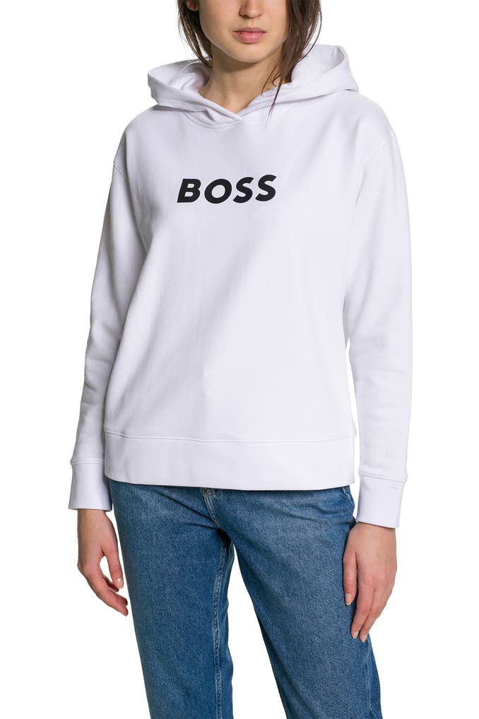 BOSS Hoodie 'Edelight' weiß » günstig online kaufen | Outletcity