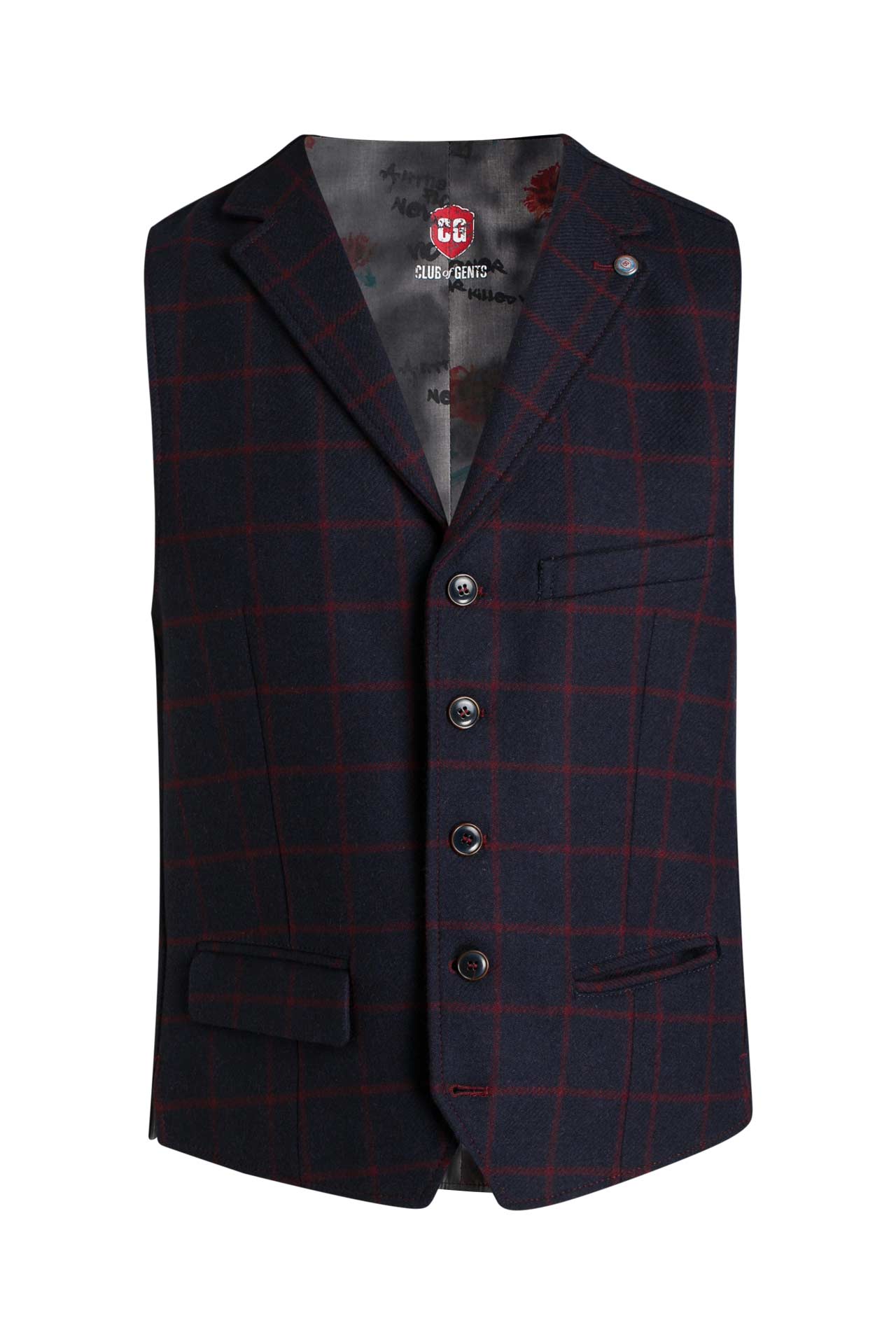 CARL GROSS Weste 'Mortimer' kariert » günstig online kaufen | Outletcity