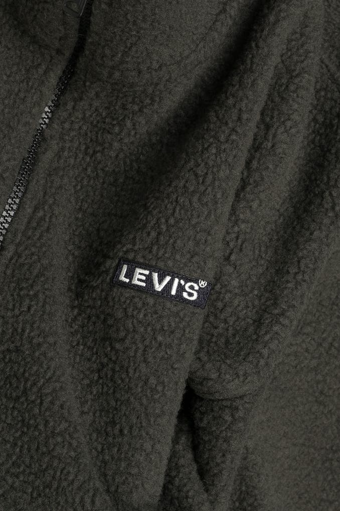 LEVI'S® Fleece-Troyer dunkelgrün » günstig online kaufen