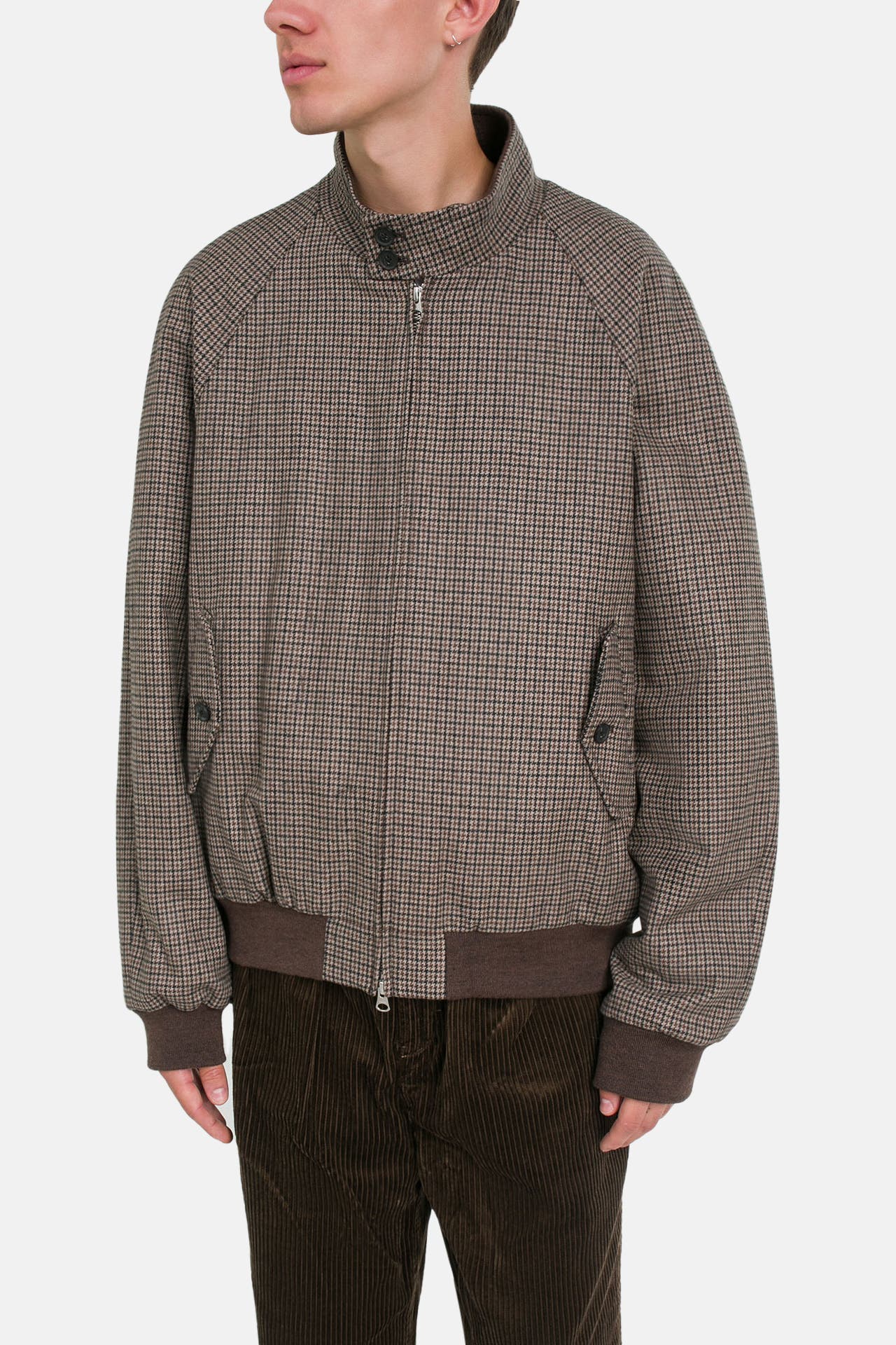GANT Wollmix-Blouson 'Harrington' gemustert » günstig online kaufen