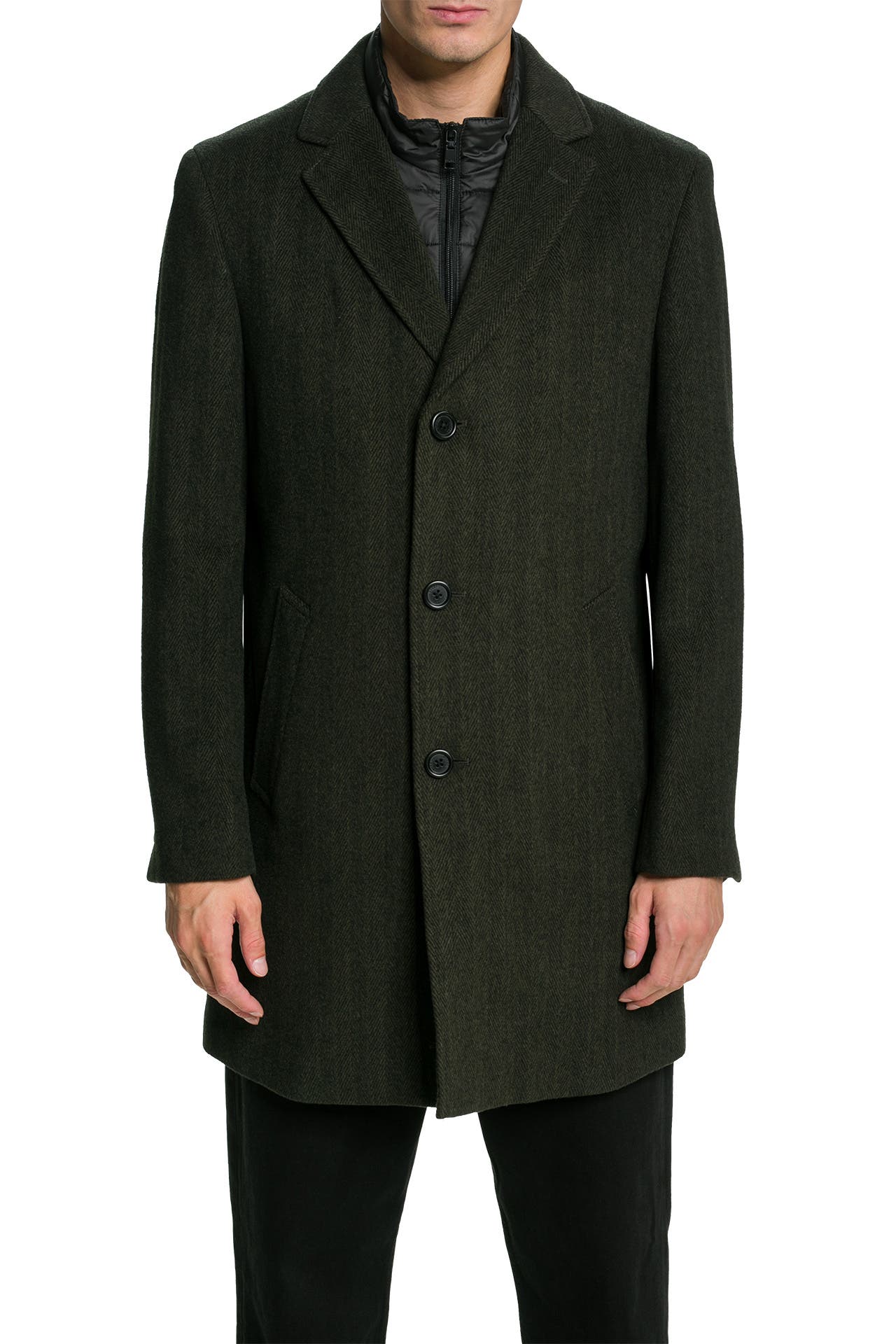 DIGEL Wollmixmantel 'Deus' dunkelgrün » günstig online kaufen | Outletcity