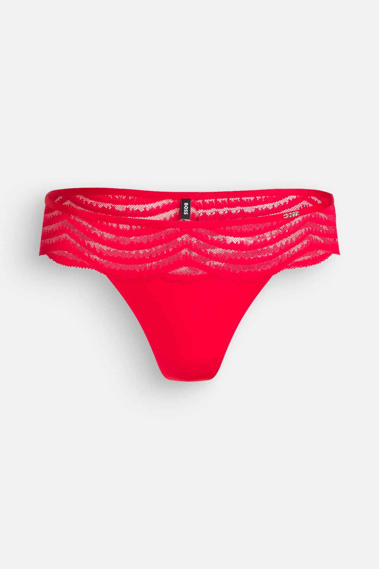 BOSS Spitzen-String rot » günstig online kaufen | Outletcity