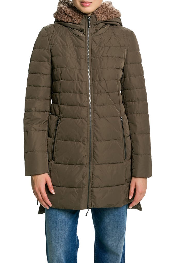 AMBER & JUNE Steppjacke oliv » günstig online kaufen | Outletcity