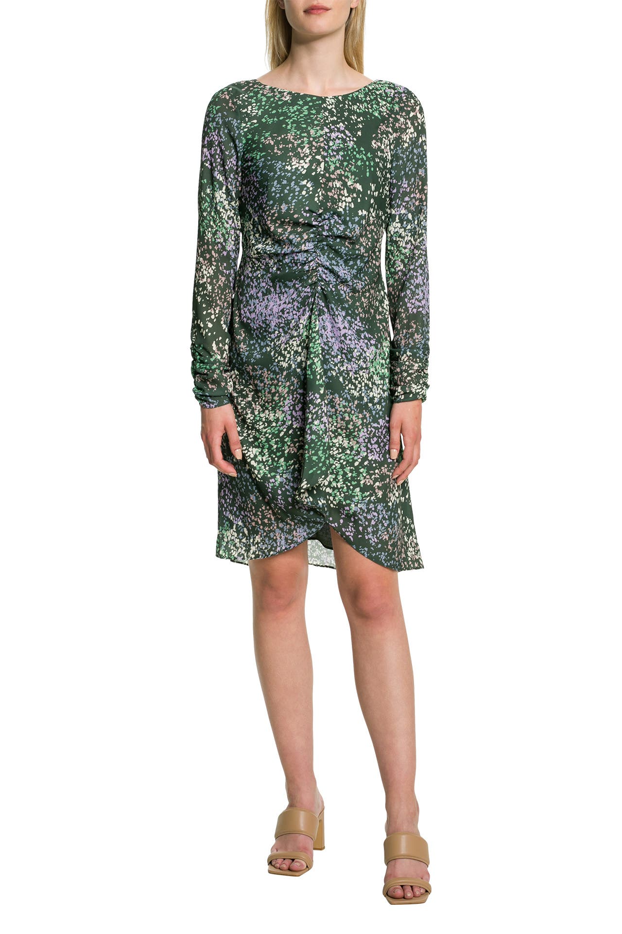 KLEO Kleid gemustert grün » günstig online kaufen | Outletcity