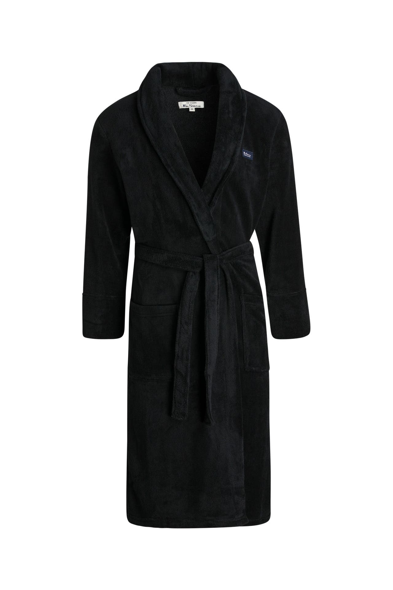 BEN SHERMAN Bademantel 'Randol' schwarz » günstig online kaufen ...