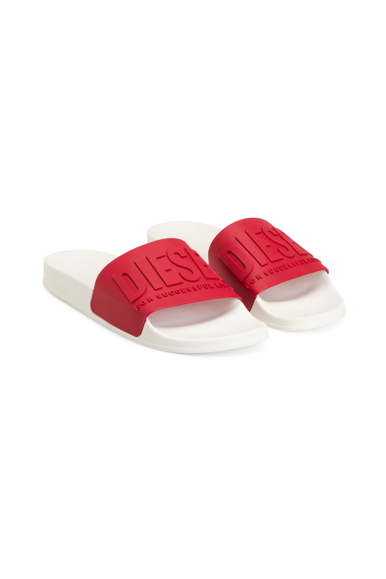 DIESEL Slides weiß » günstig online kaufen