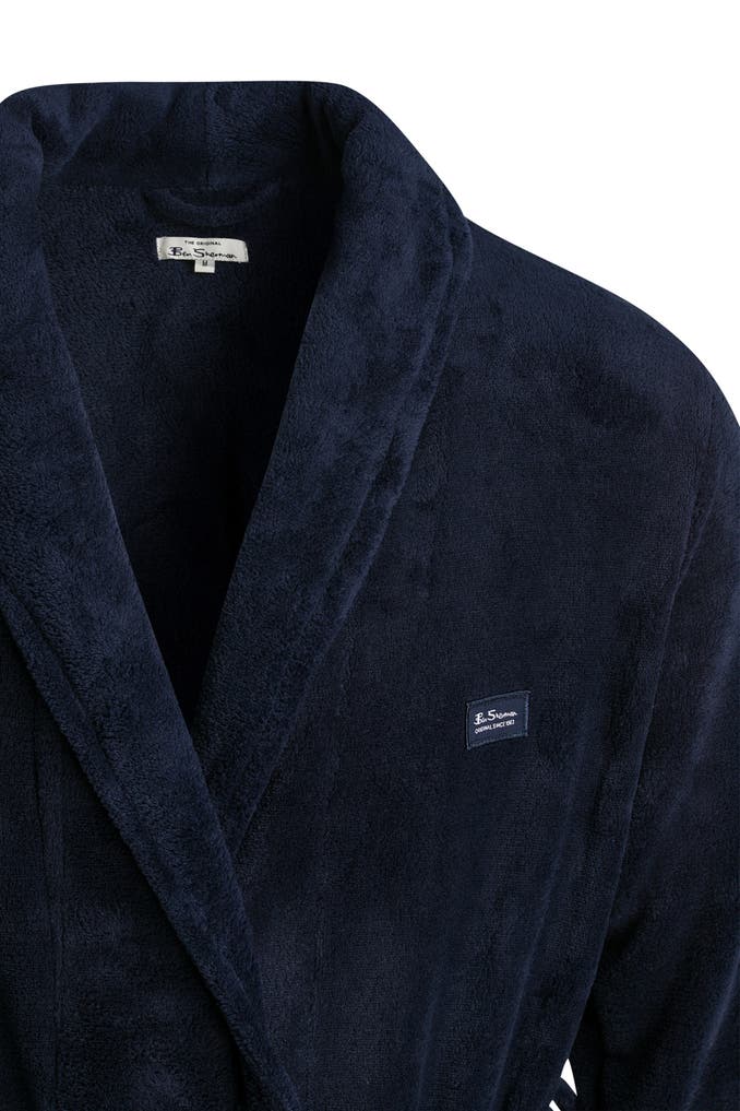 Bademantel 'Randol' dunkelblau - BEN SHERMAN » günstig online kaufen ...