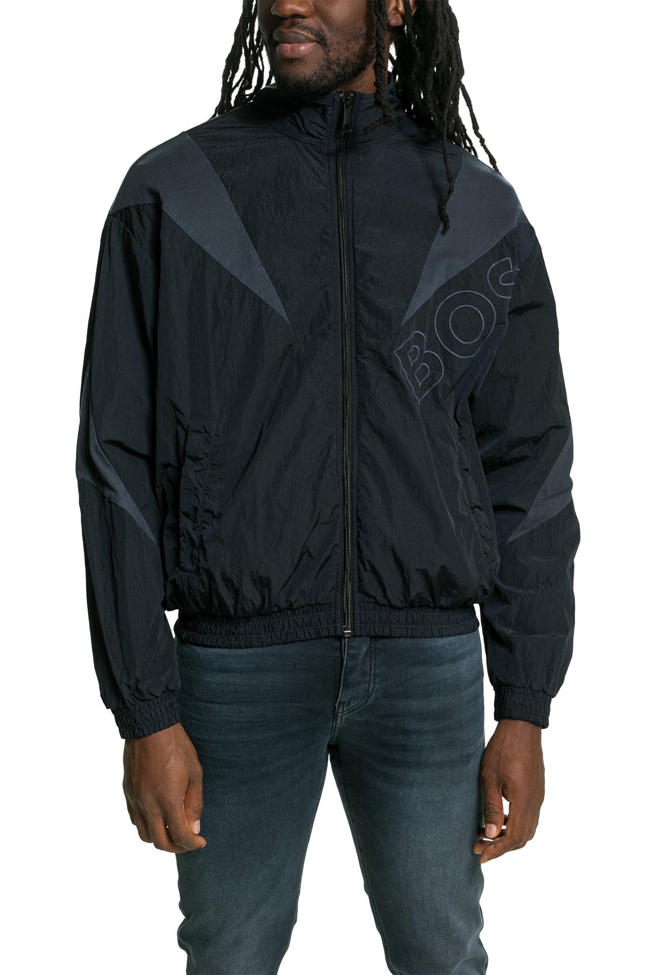 BOSS ORANGE Trainingsjacke 'Zelon' nachtblau » günstig online kaufen ...