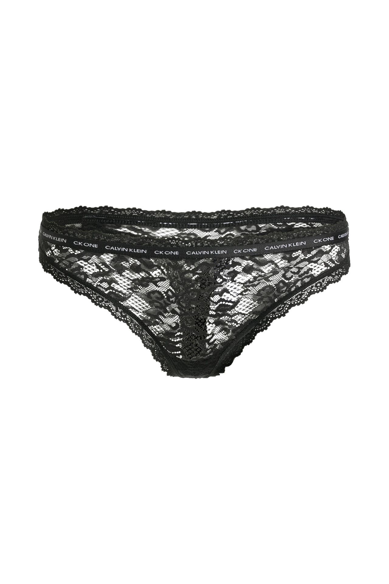 CK UNDERWEAR Spitzen-String schwarz » günstig online kaufen