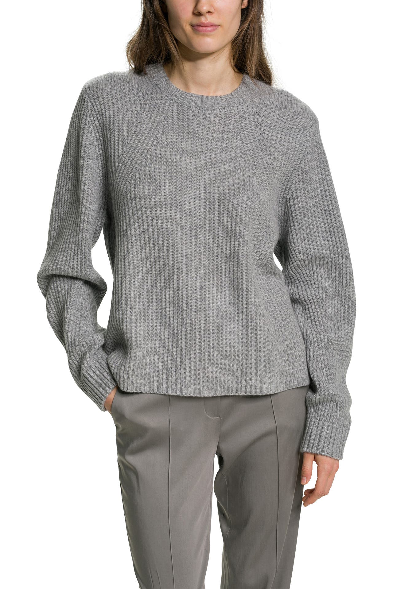 FTC Cashmere-Pullover grau » günstig online kaufen | Outletcity