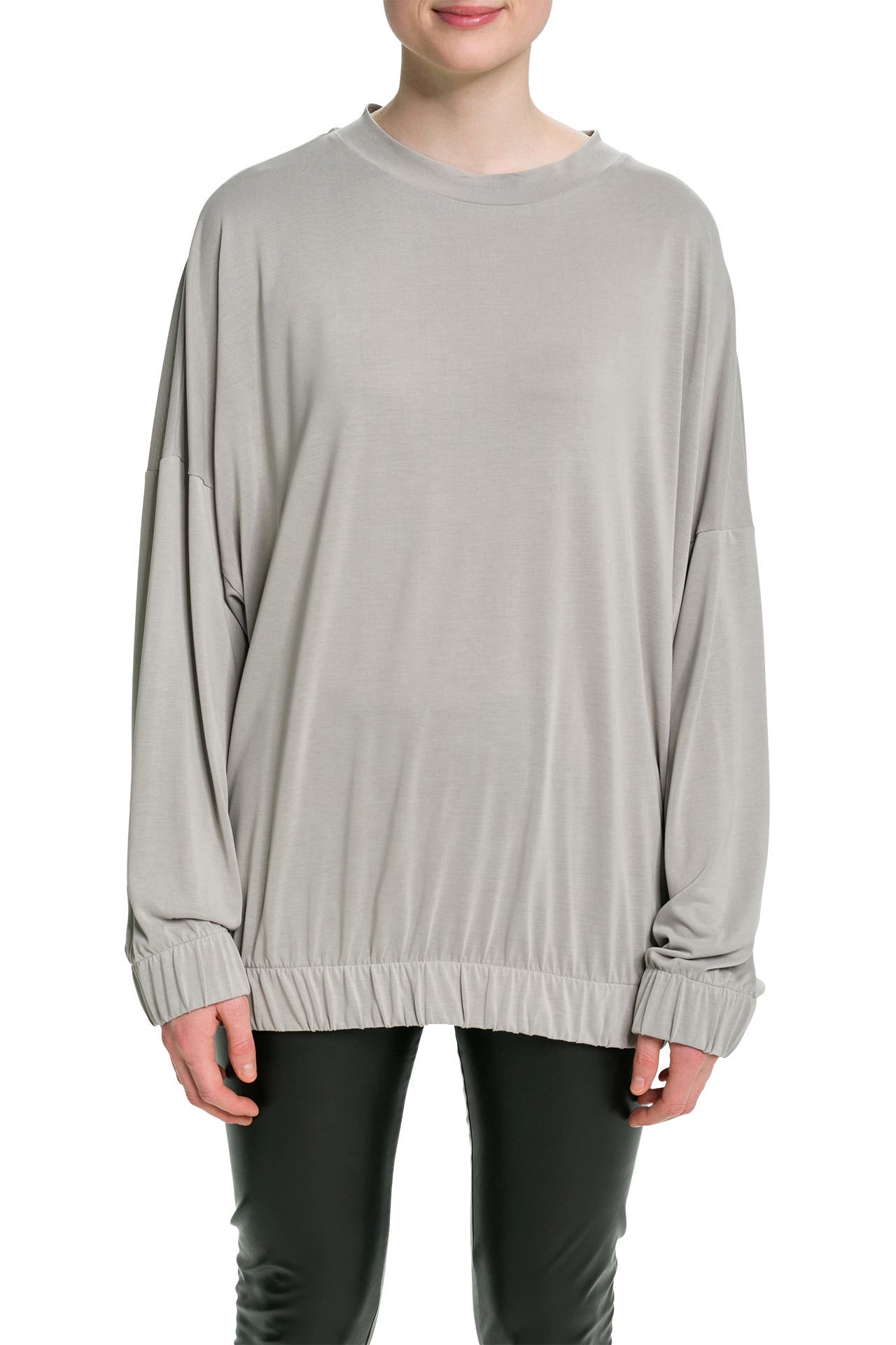 KARO KAUER Longsleeve 'Millie' hellgrau » günstig online kaufen | Outletcity