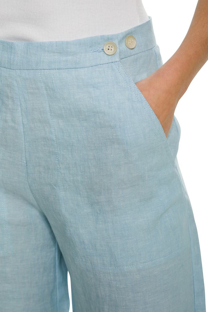 RAFFAELLO ROSSI Leinen-Culotte 'Albena' hellblau » günstig online kaufen | Outletcity