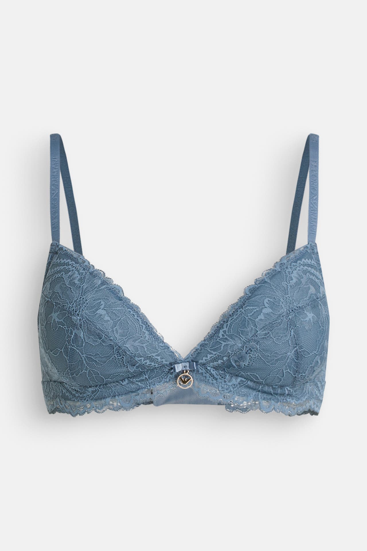 EMPORIO ARMANI Spitzen-BH graublau » günstig online kaufen | Outletcity