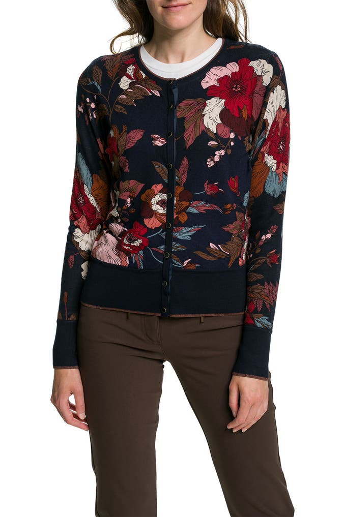 BETTY BARCLAY Wende-Strickjacke floral » günstig online kaufen | Outletcity