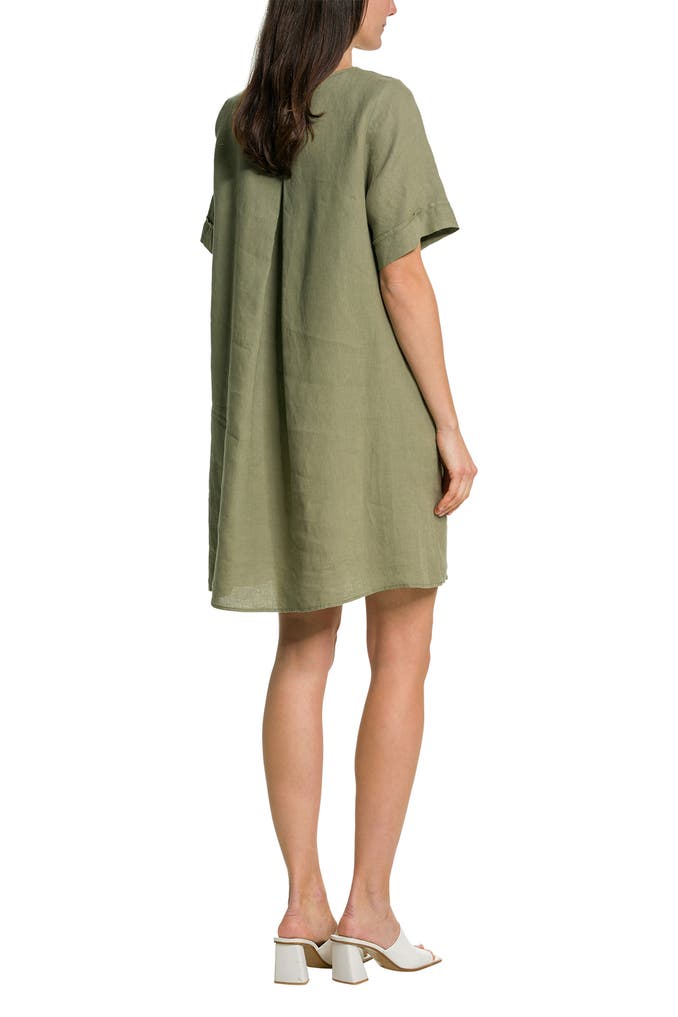 CINQUE Leinenkleid 'Cieva' oliv » günstig online kaufen | Outletcity