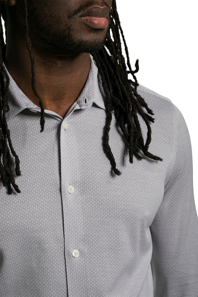 DRYKORN Business-Hemd 'Ruben' grau gemustert » günstig online kaufen ...