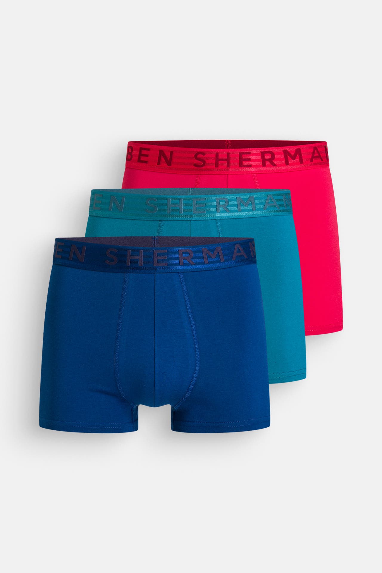 BEN SHERMAN 3er-Pack Boxer Trunks 'Cory' mehrfarbig » günstig online kaufen