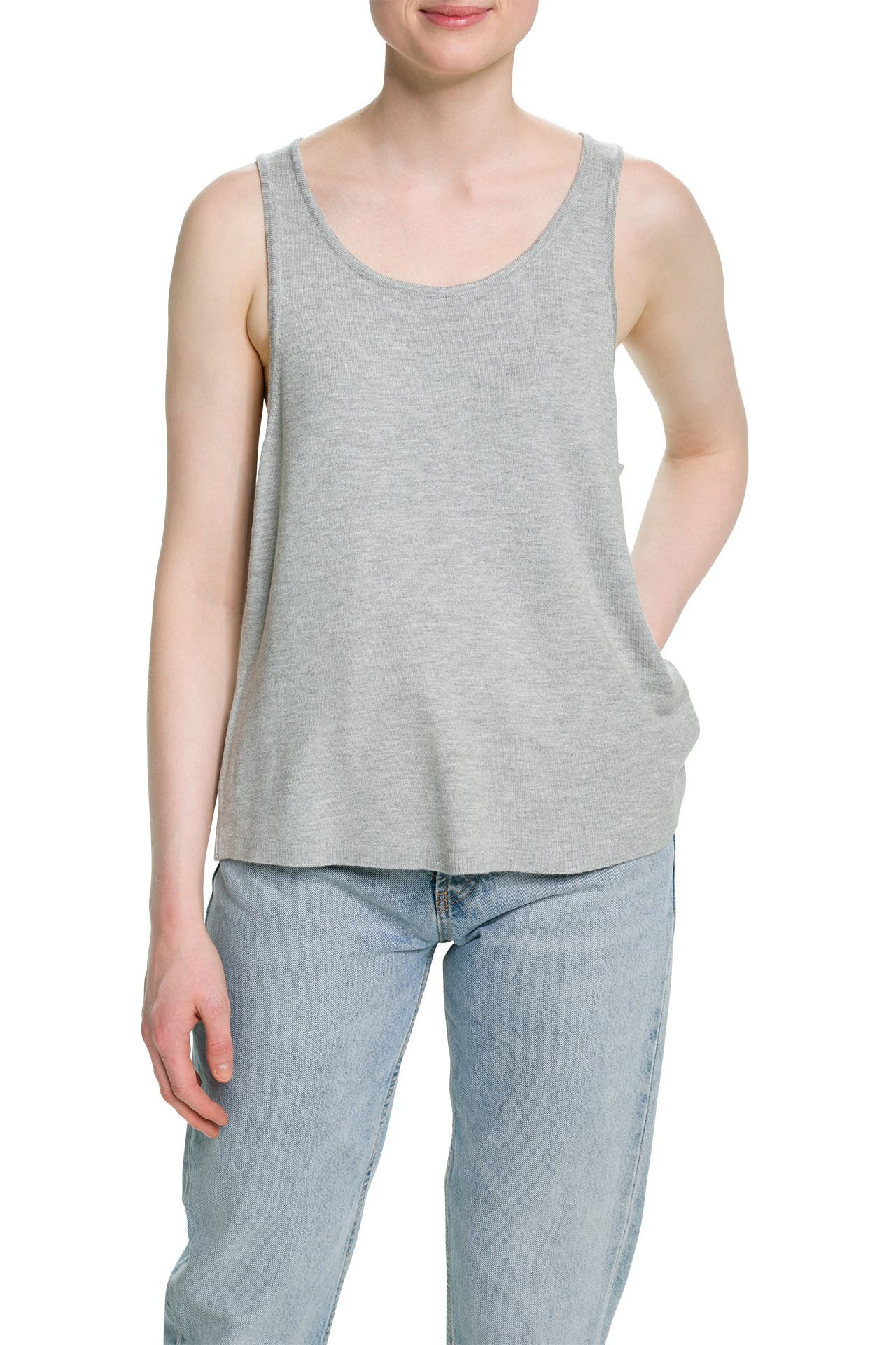 KARO KAUER Stricktop 'Bonnie' hellgrau » günstig online kaufen | Outletcity