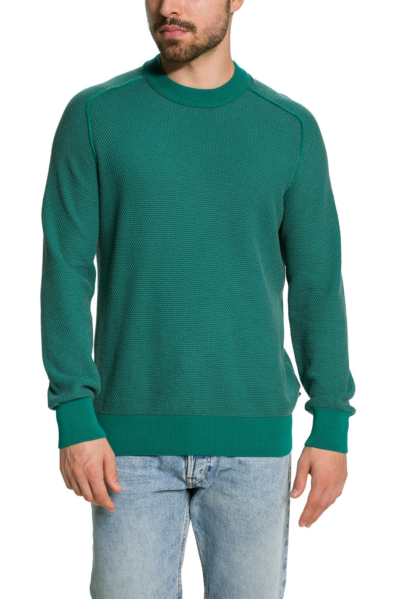 BOSS Strickpullover 'Akopak' gemustert » günstig online kaufen | Outletcity