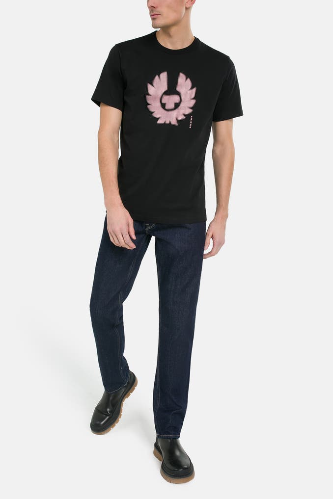 BELSTAFF T-Shirt 'Bitmap' schwarz » günstig online kaufen | Outletcity