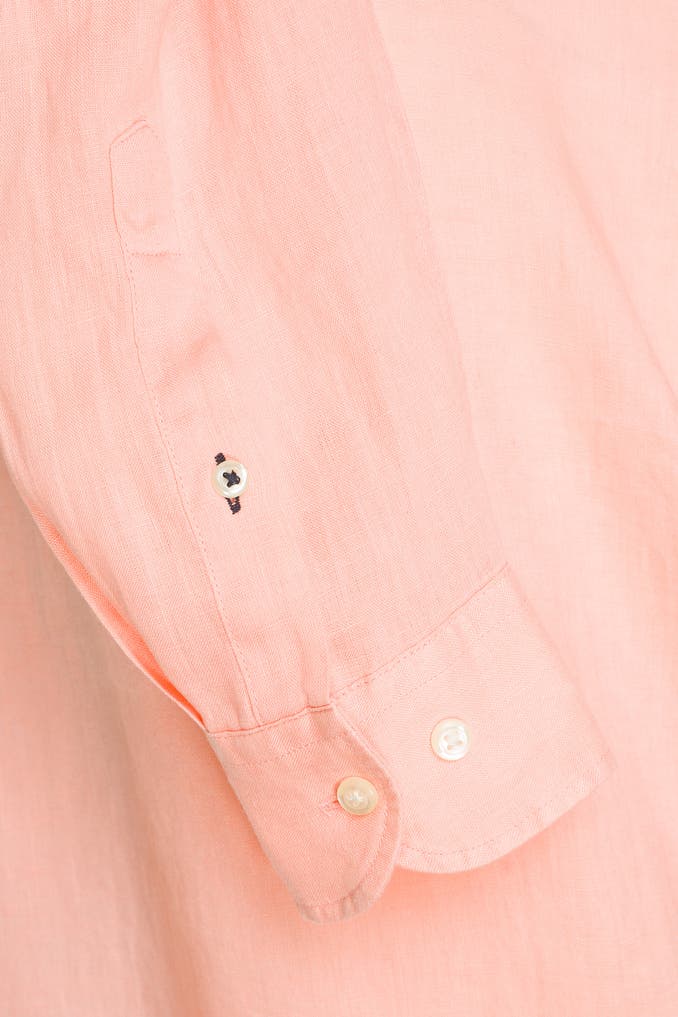 TOMMY HILFIGER Leinen-Hemd lachs » günstig online kaufen | Outletcity