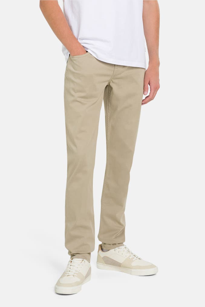 7 FOR ALL MANKIND Stoffhose beige slim tapered » günstig online kaufen
