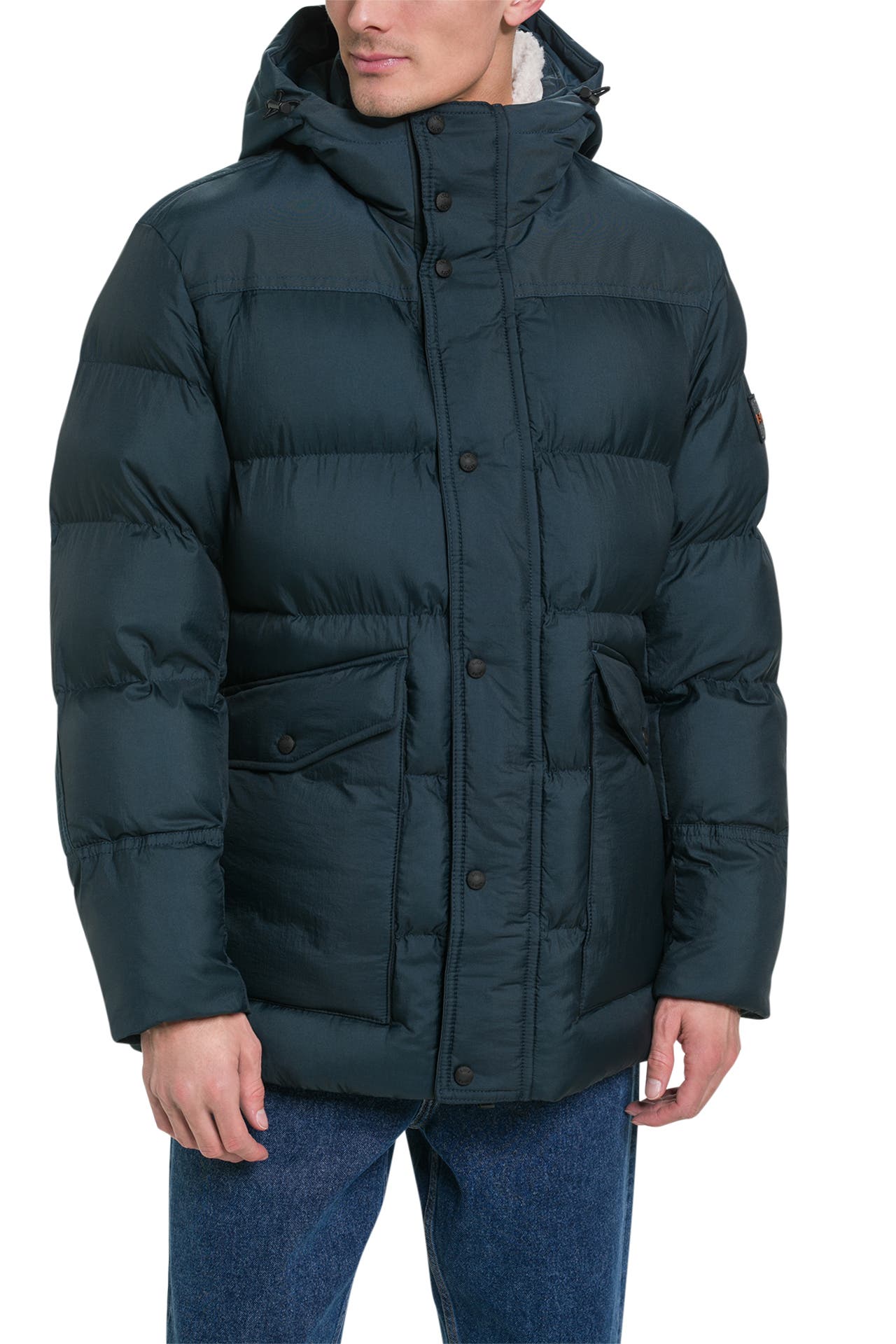 BOSS ORANGE Steppjacke 'Oneon' dunkelgrün » günstig online kaufen | Outletcity