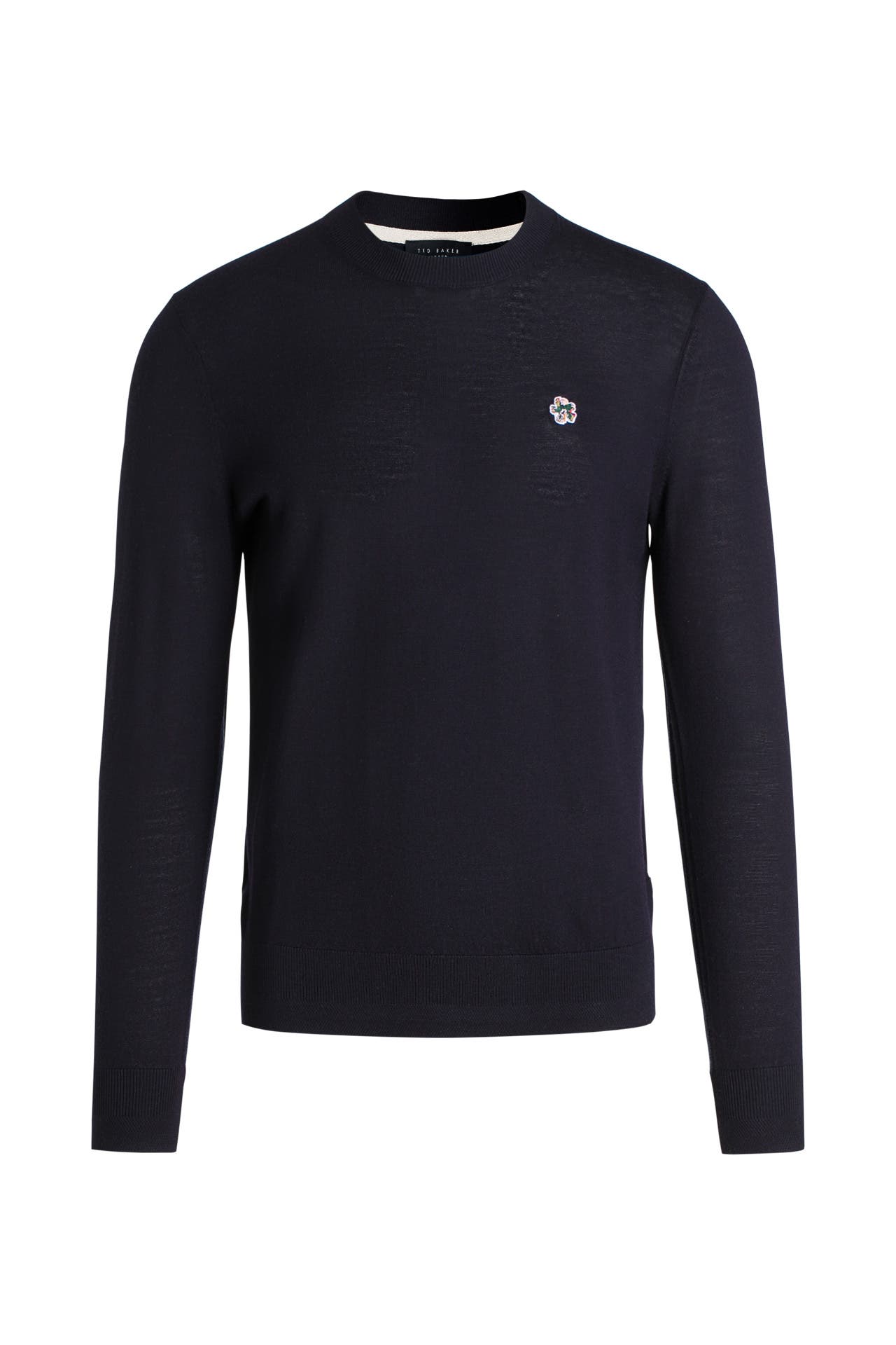 TED BAKER Wollstrickpullover 'Cardiff' nachtblau » günstig online ...