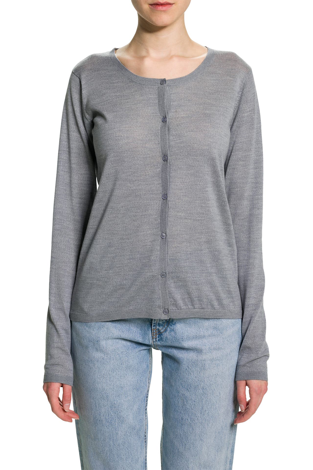 0039 ITALY Cardigan 'Giulia' grau » günstig online kaufen | Outletcity