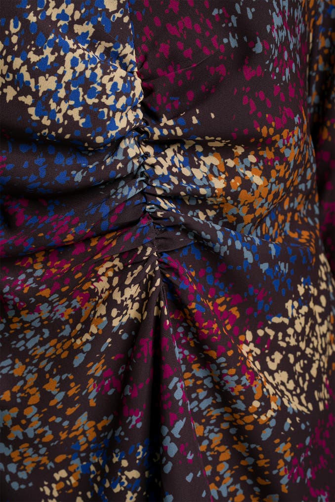 KLEO Kleid gemustert pflaume » günstig online kaufen | Outletcity