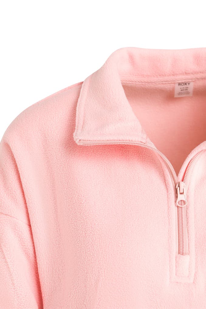 ROXY Fleece-Troyer 'Feel It Too' pink » günstig online kaufen | Outletcity