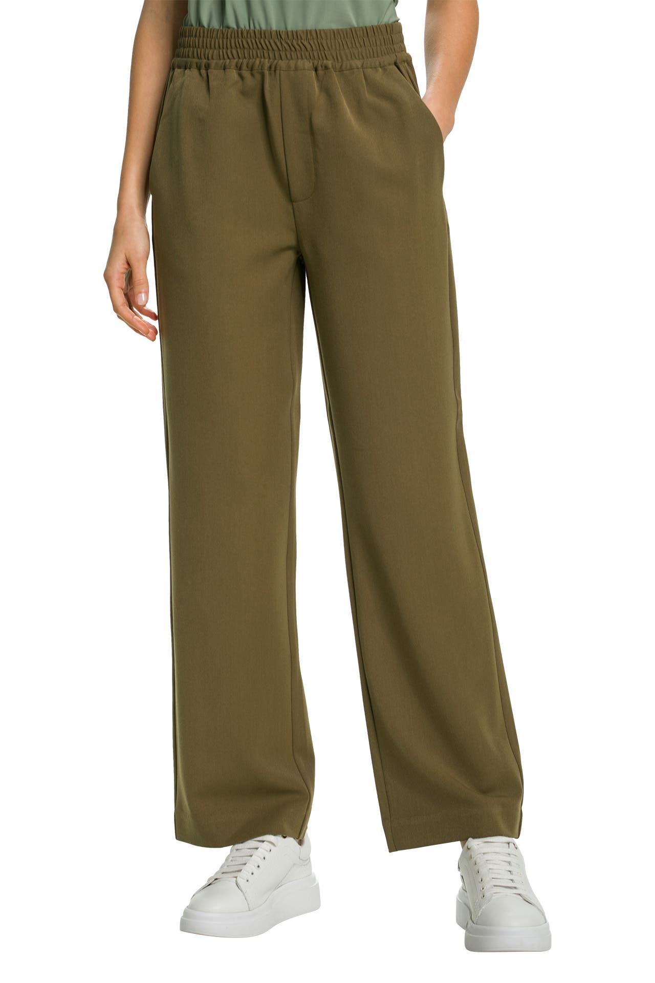 MBYM Stoffhose 'Phillipa Press' khaki » günstig online kaufen | Outletcity