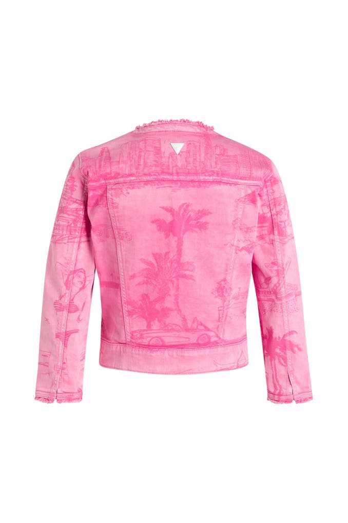 GUESS Jeansjacke pink » günstig online kaufen | Outletcity