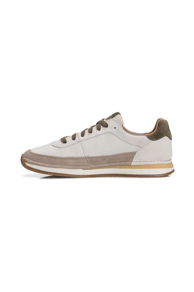 CLARKS Leder-Sneaker 'Craft Run' offwhite » günstig online kaufen