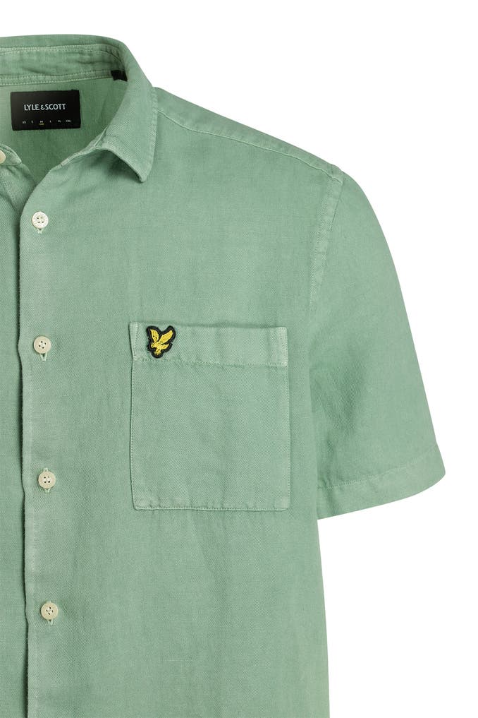 LYLE&SCOTT Kurzarmhemd hellgrün » günstig online kaufen | Outletcity