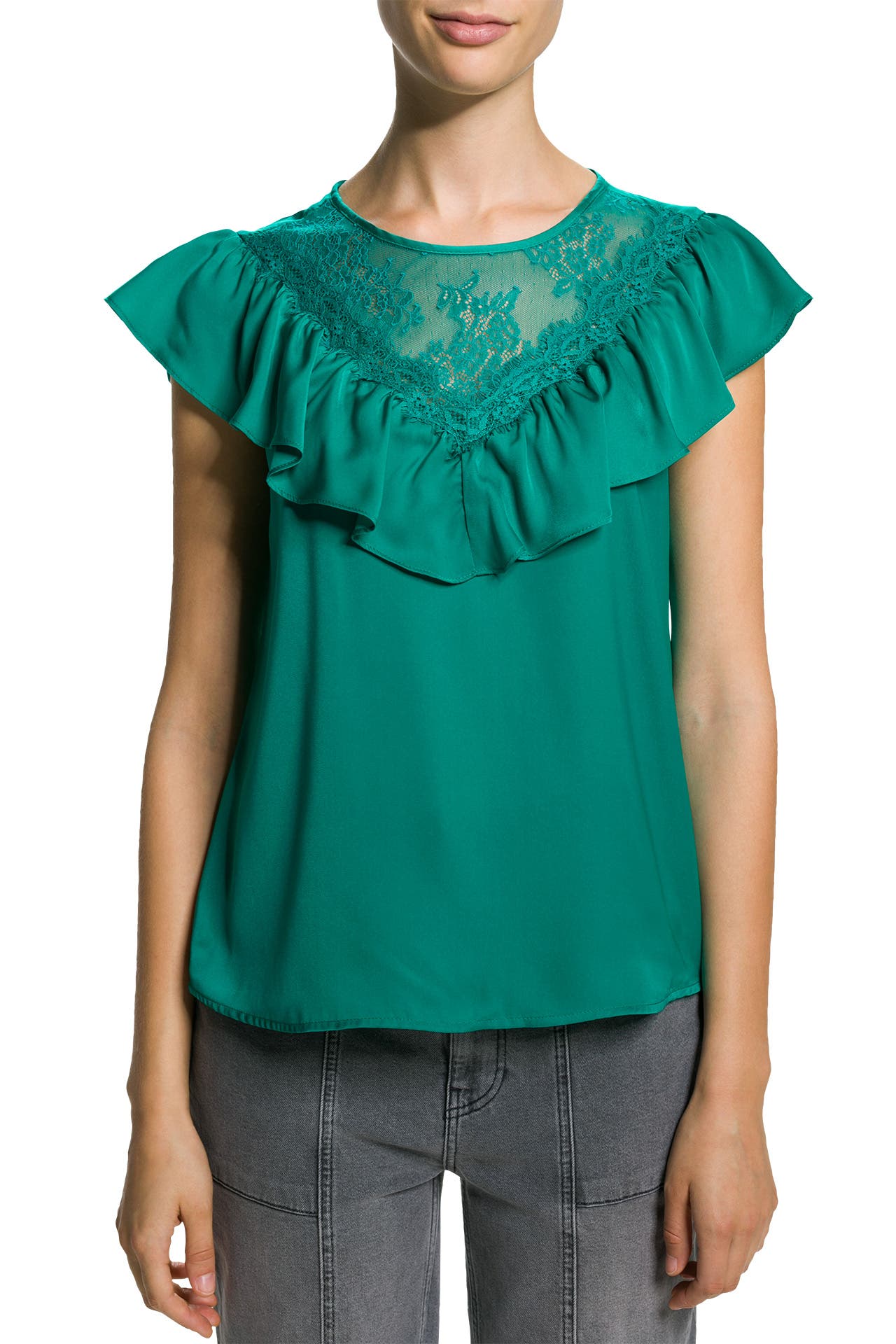 GUESS Blusentop grün » günstig online kaufen | Outletcity