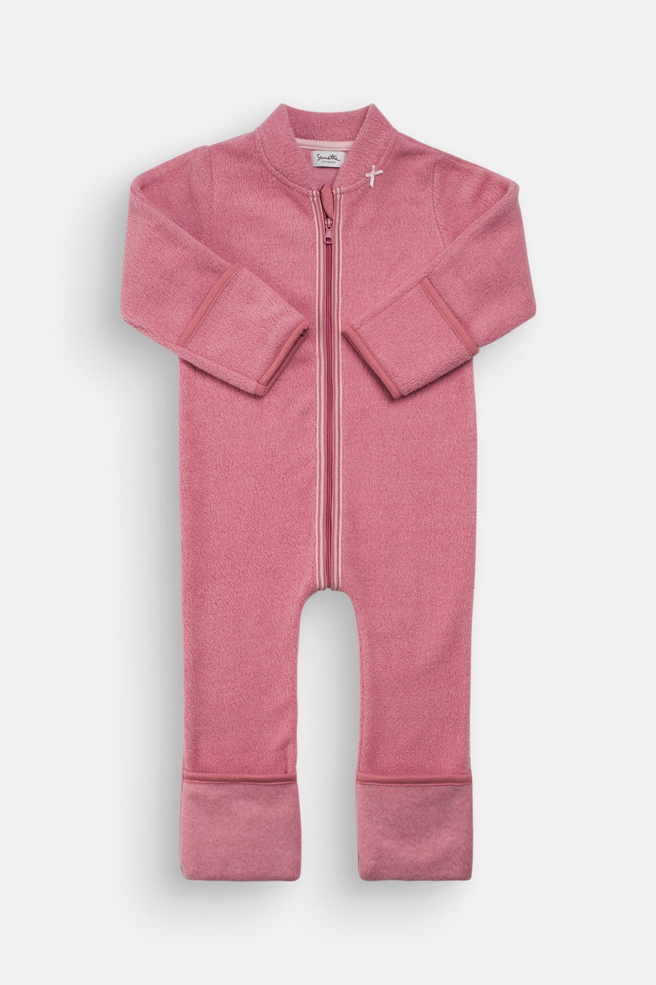 SANETTA Fleece-Strampler altrosa » günstig online kaufen
