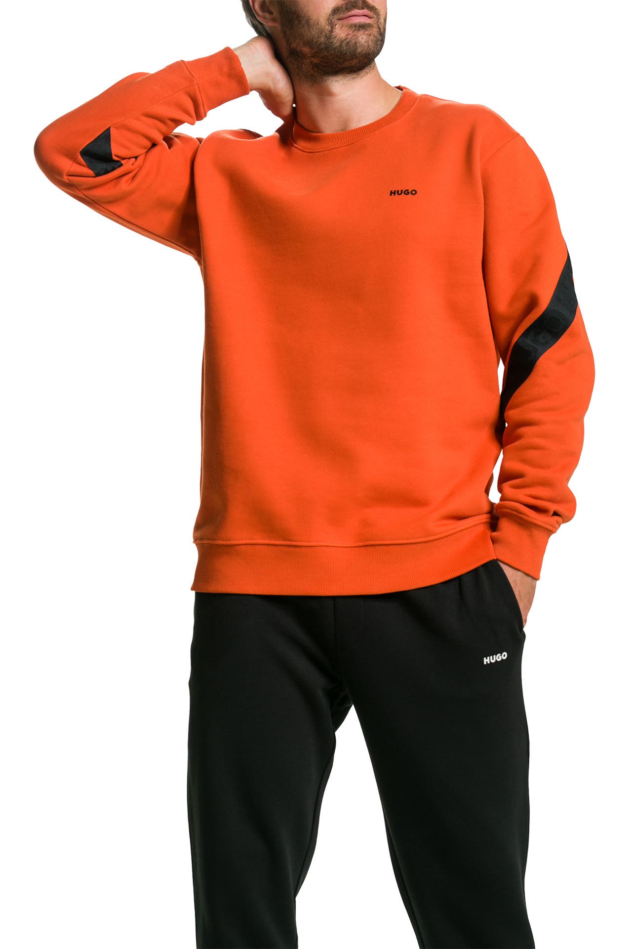 BOSS Sweatshirt Ditron orange gunstig online kaufen Outletcity