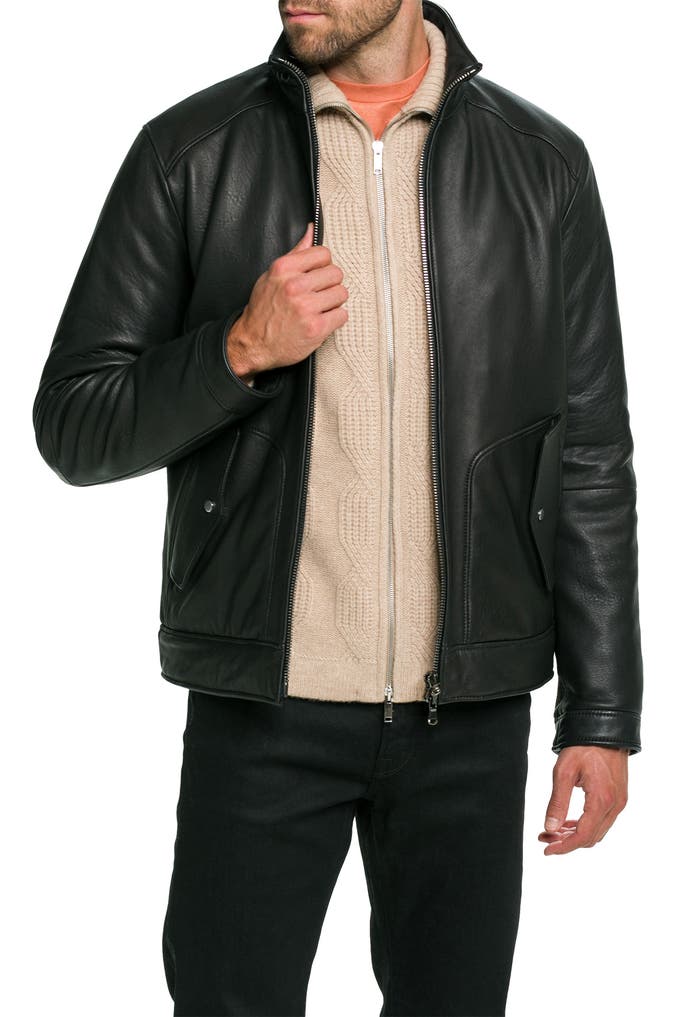 WERNER CHRIST Lederjacke 'Thorben' schwarz » günstig online kaufen ...