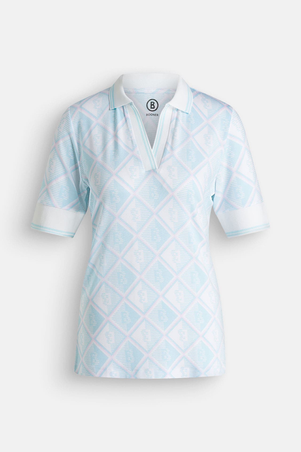 BOGNER Polo-Shirt 'Elonie' gemustert » günstig online kaufen