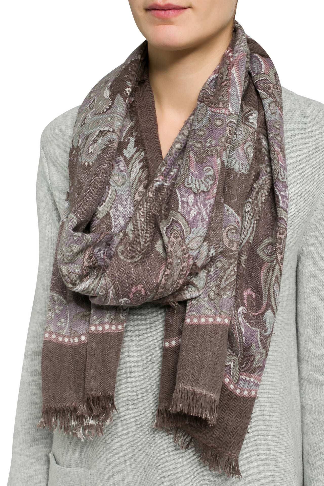 Cashmere-Schal gemustert - HEMISPHERE » günstig online kaufen ...