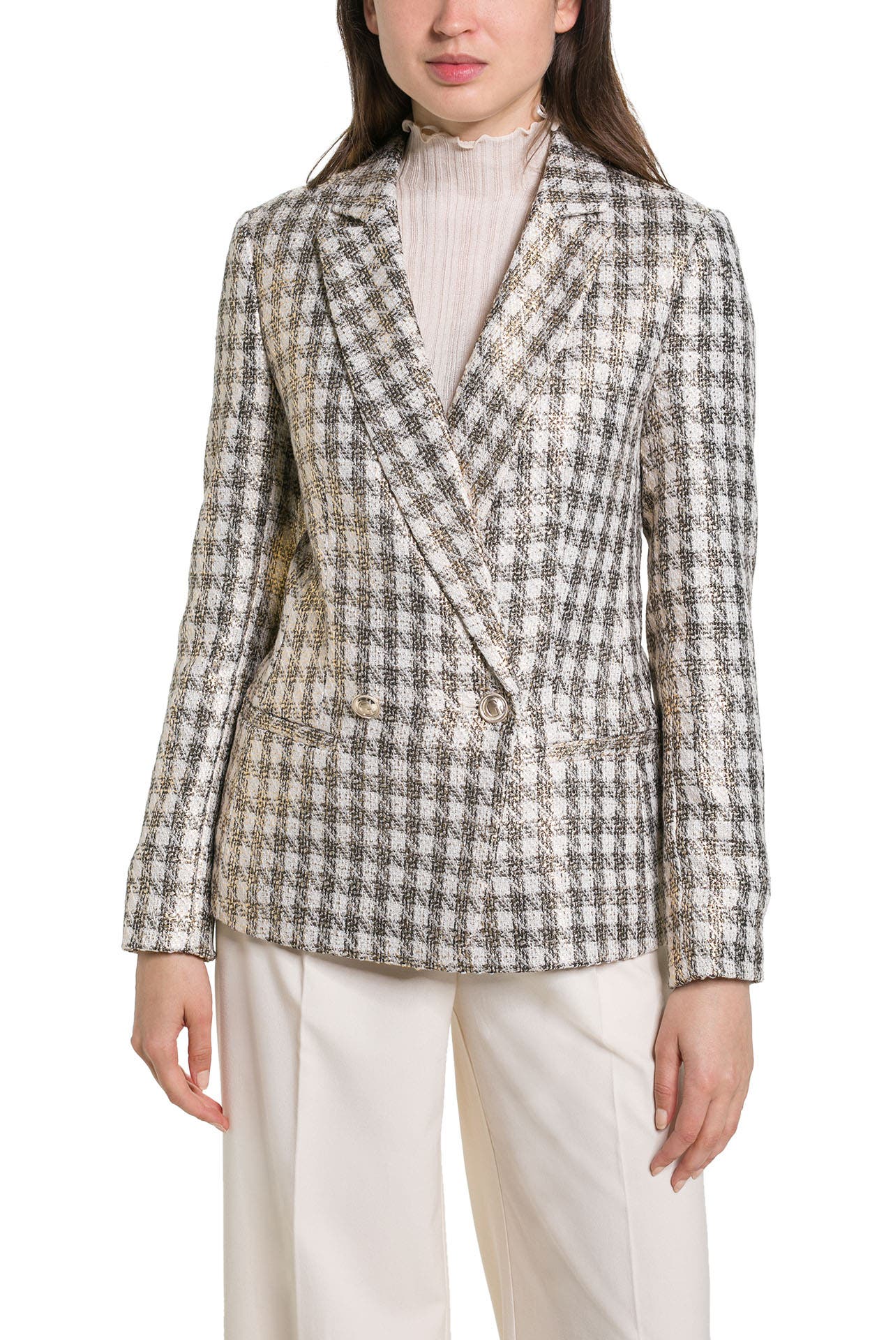 Luxus Blazer Damen Kariert Bilder