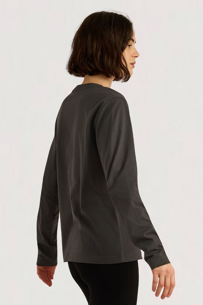 ORGANIC BASICS Longsleeve grau » günstig online kaufen