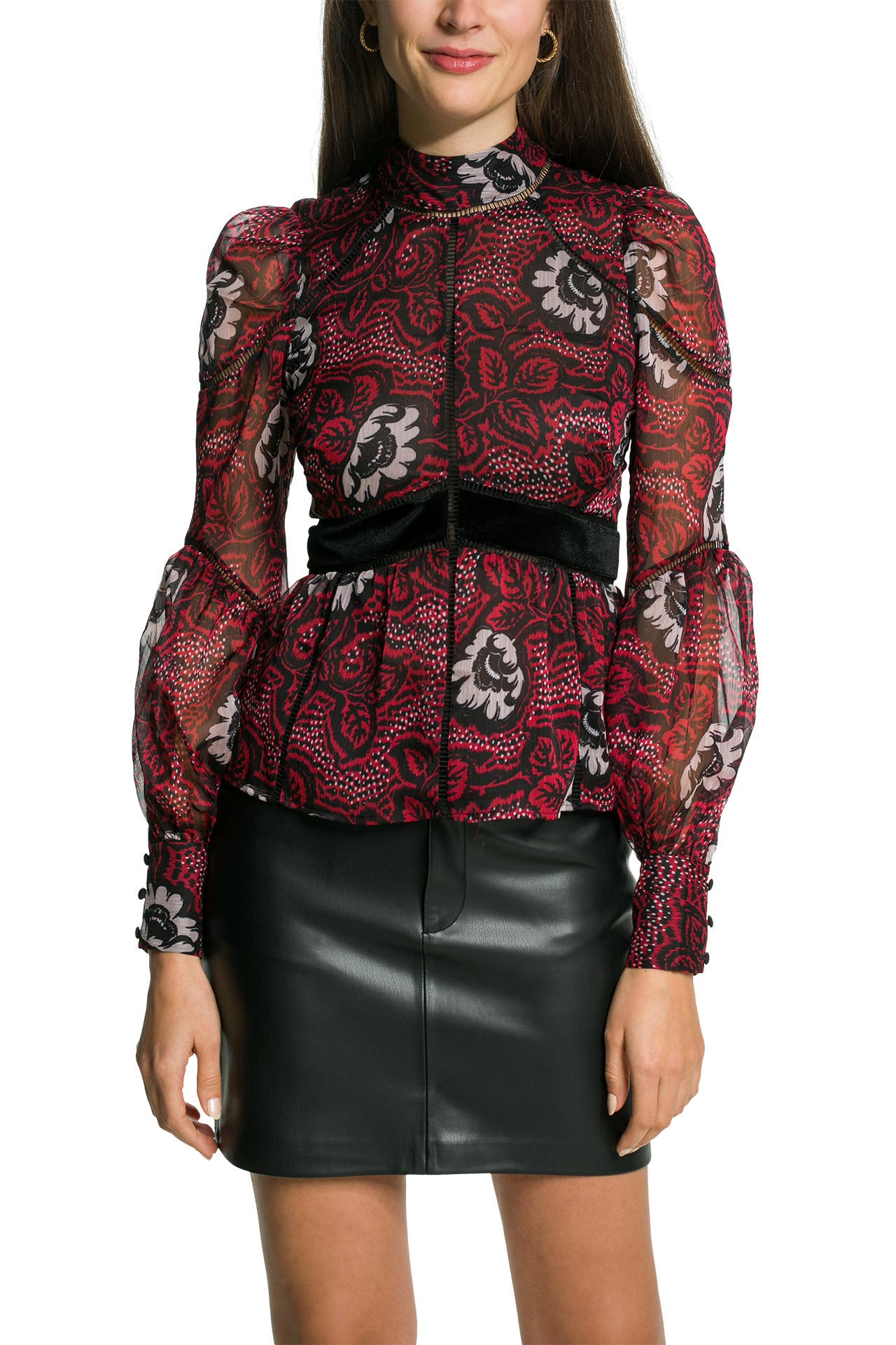 TED BAKER Blusenshirt 'Alexxei' floral gemustert » günstig online kaufen